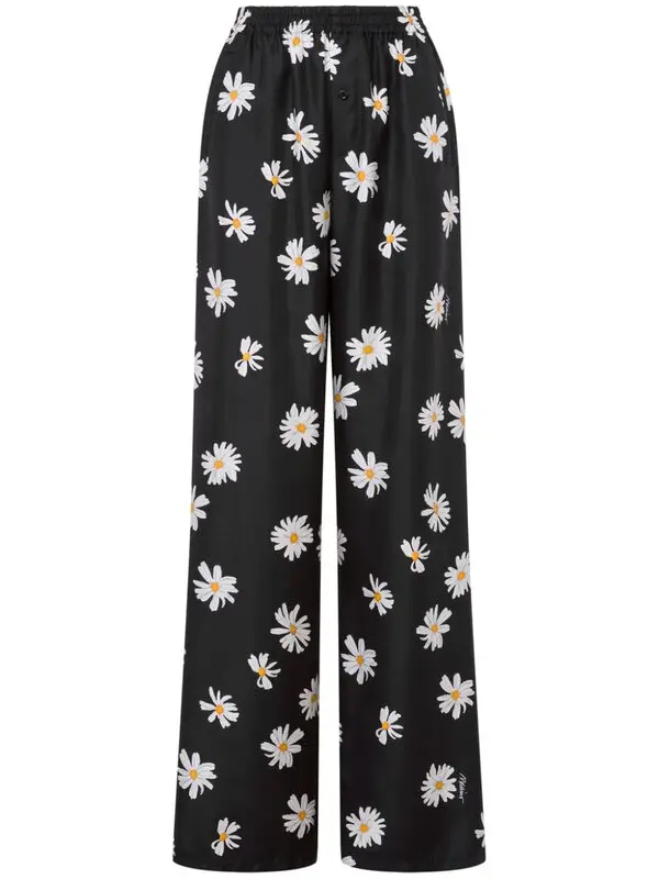 Moschino Daisy-print Trousers