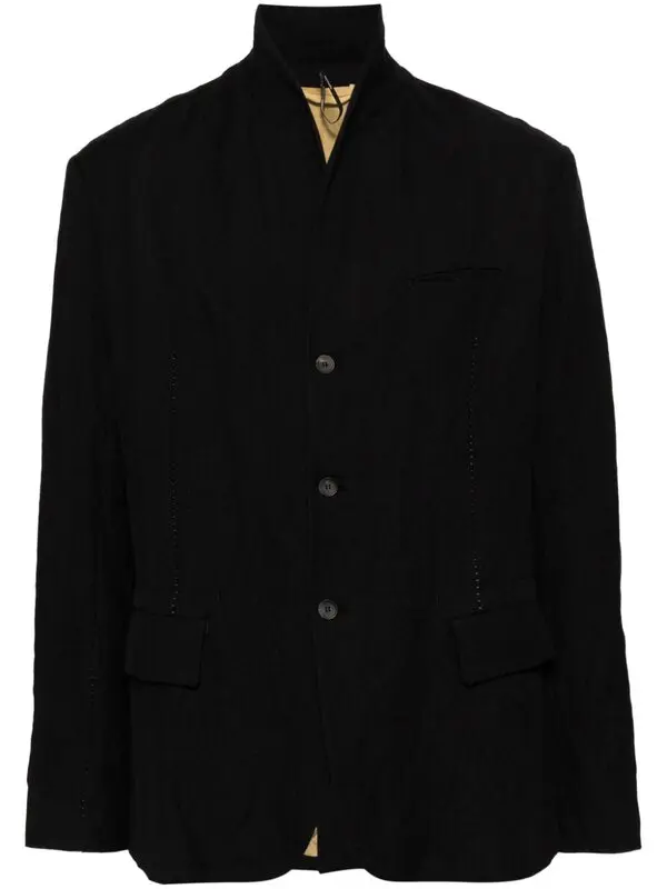 Masnada Stand-up Collar Blazer