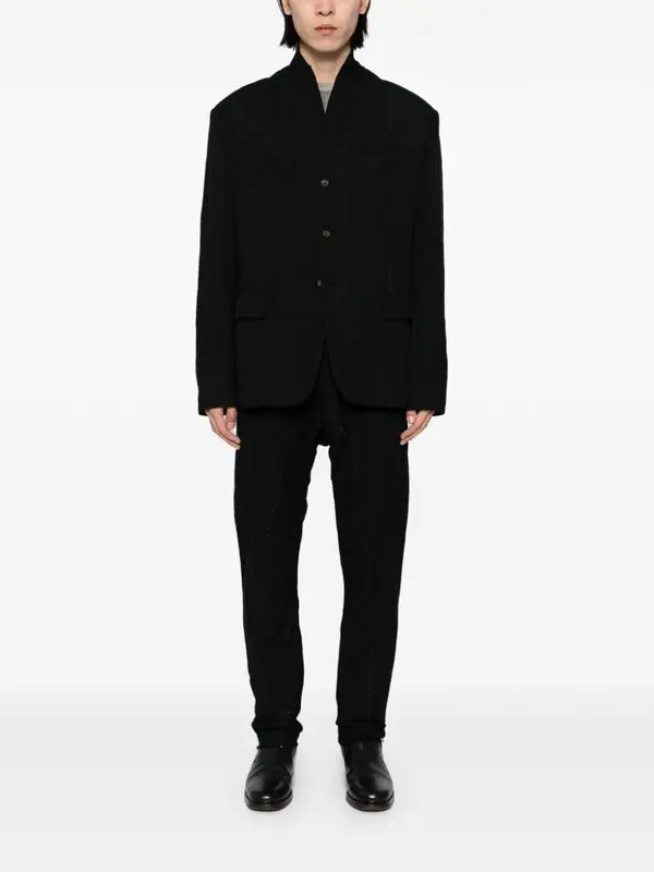 Masnada Stand-up Collar Blazer