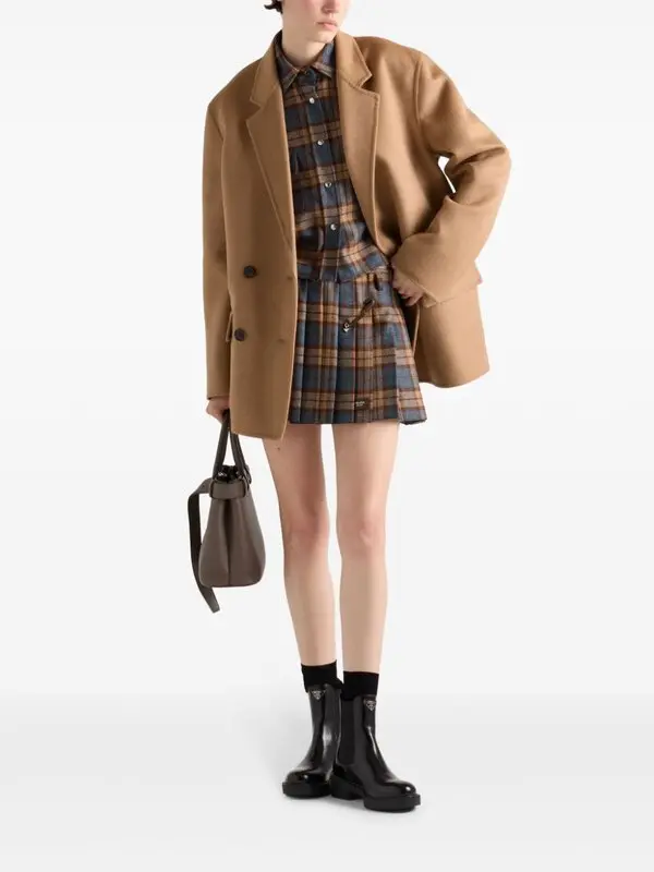 Prada Checked Wool Shirt