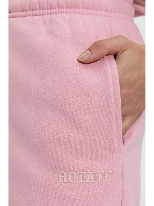 ROTATE BY BIRGER CHRISTENSEN Logo-embroidered Track Pants