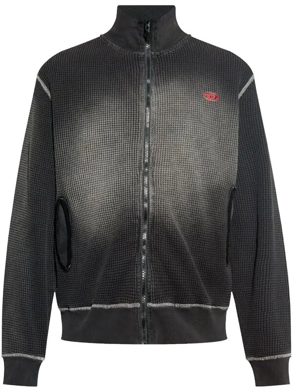 DIESEL® S-wafy-zip Sweatshirt - Black