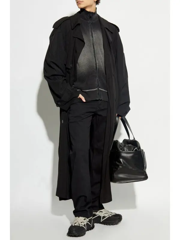 DIESEL® S-wafy-zip Sweatshirt - Black