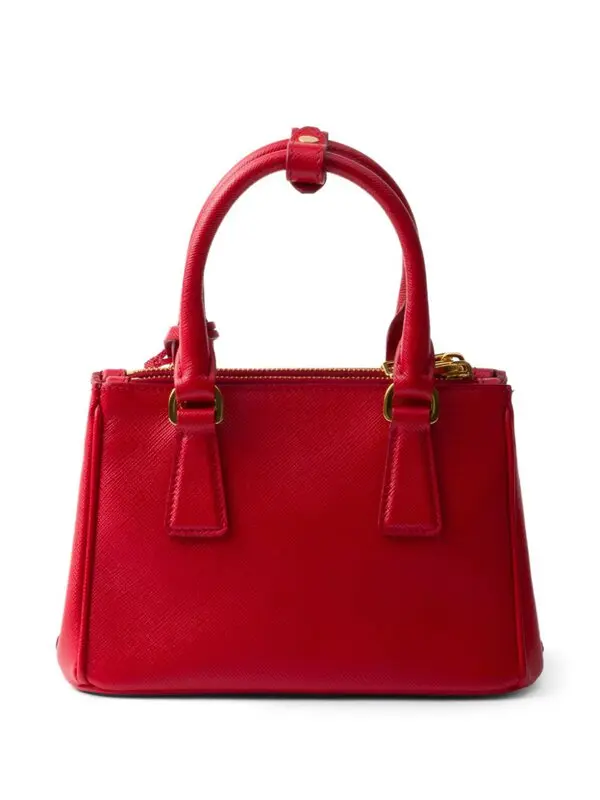 Prada Galleria Leather Mini Bag - Red