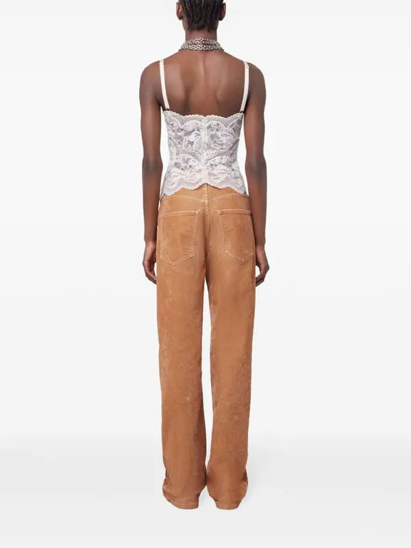 Rabanne Lace Tank Top - White