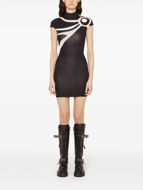 Emilio Pucci Marmo-jacquard Mini Dress