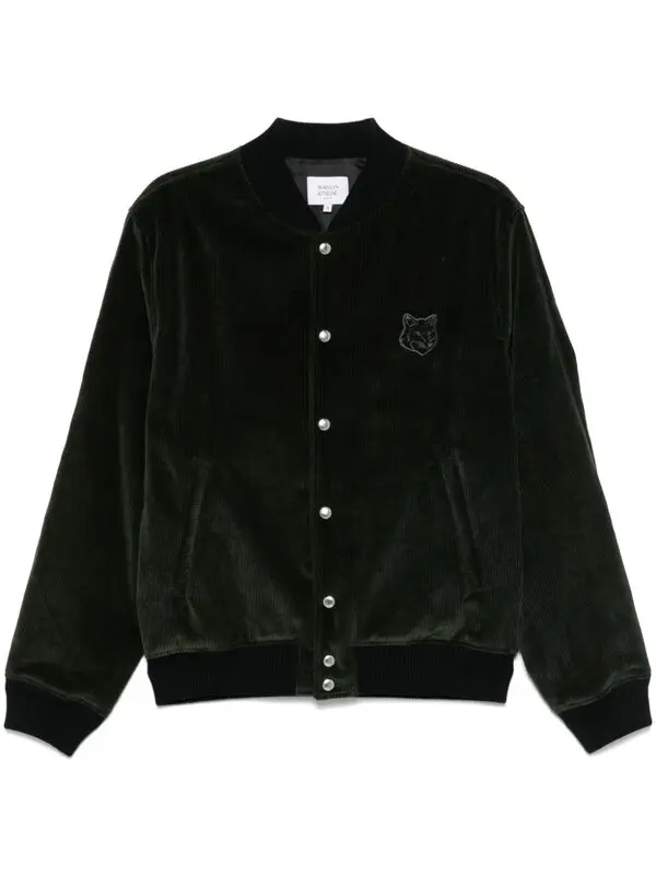 Maison Kitsuné Corduroy Teddy Bomber Jacket