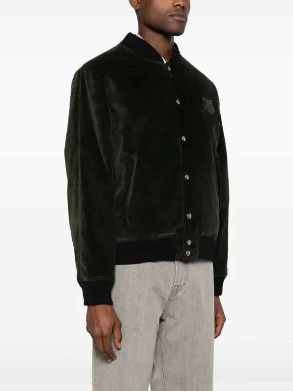 Maison Kitsuné Corduroy Teddy Bomber Jacket
