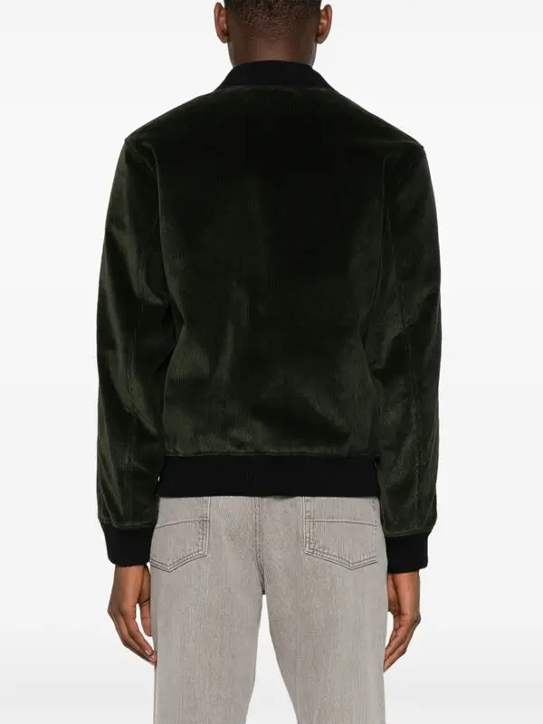 Maison Kitsuné Corduroy Teddy Bomber Jacket