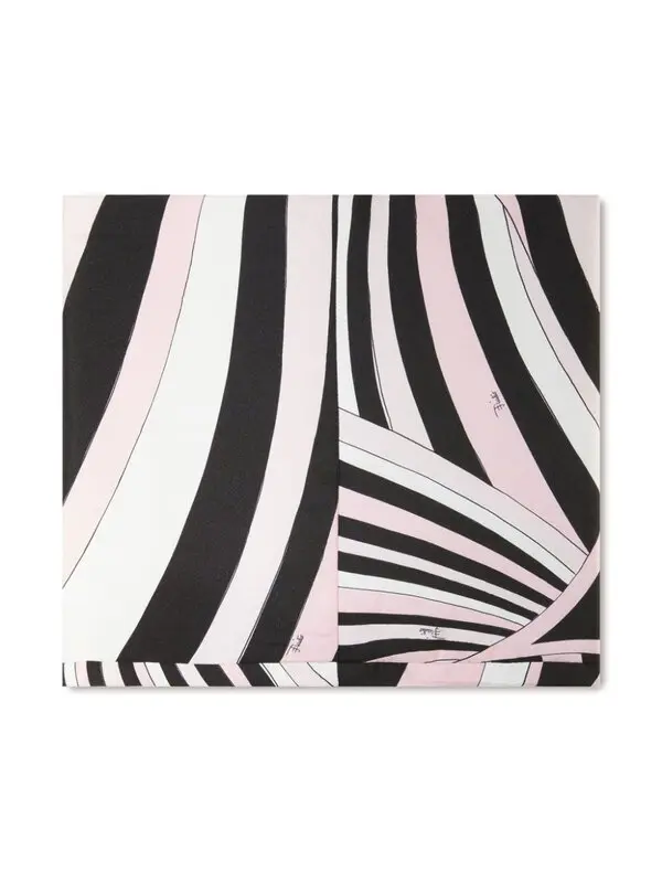 Emilio Pucci Iride-print Silk Scarf - Pink