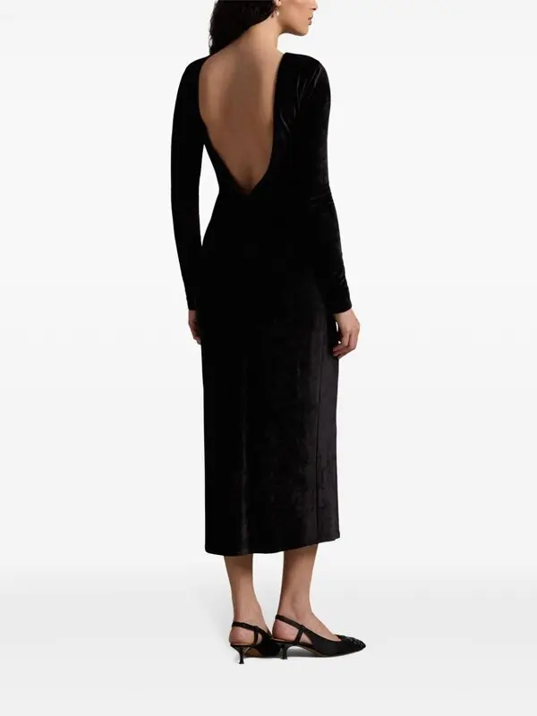 Polo Ralph Lauren Long Sleeve Velvet Dress