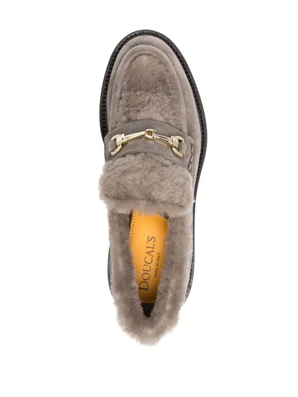DOUCAL'S Horsebit-detail Loafers - Grey