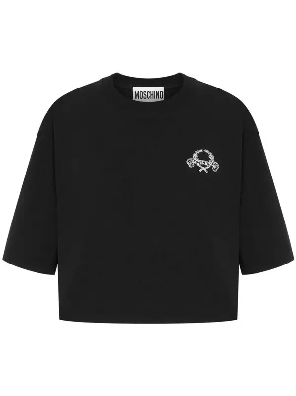 Moschino Embroidered Logo T-shirt