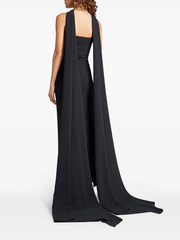 Solace London Ainhoa Maxi Dress In Black - 41% Off