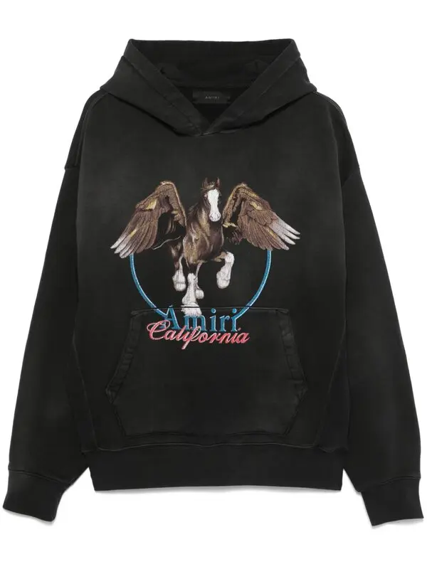 Amiri Pegasus Print Hoodie