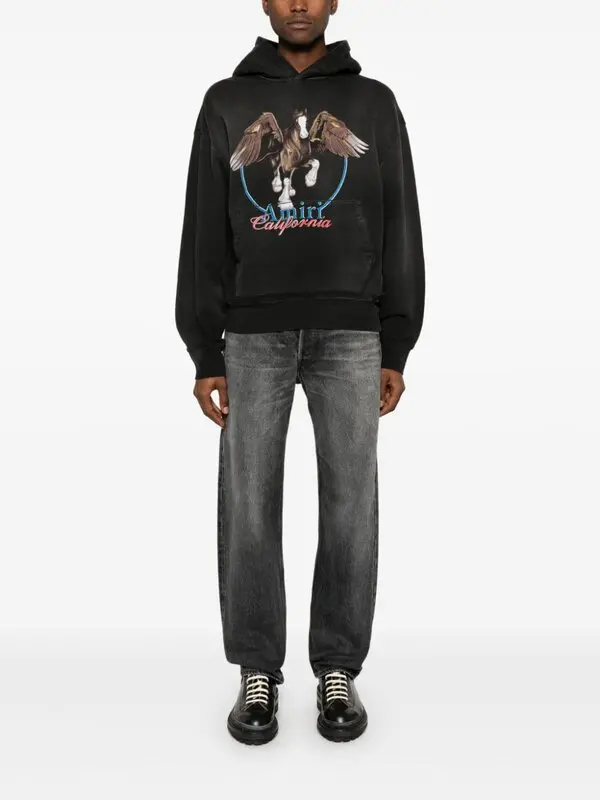 Amiri Pegasus Print Hoodie