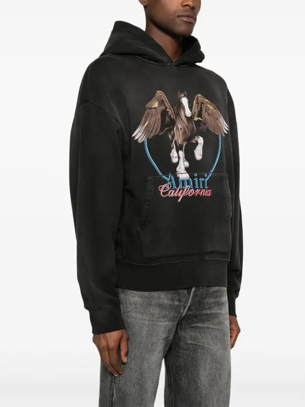 Amiri Pegasus Print Hoodie