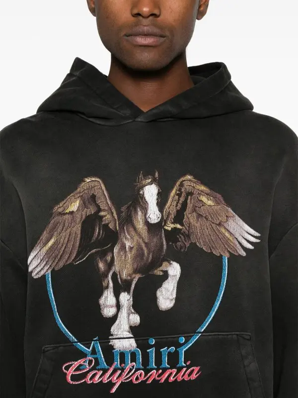 Amiri Pegasus Print Hoodie