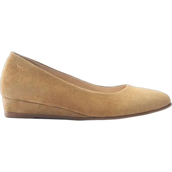 VISCATA Roma Suede Flats - Camel