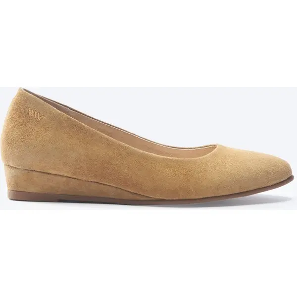 VISCATA Roma Suede Flats - Camel