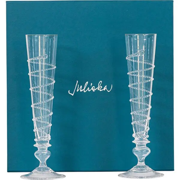 JULISKA Amalia Set Of 2 Champagne Flutes - None