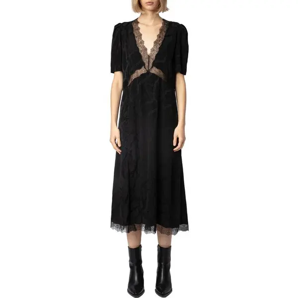 Zadig&Voltaire Redox Jac Chaines Silk Dress