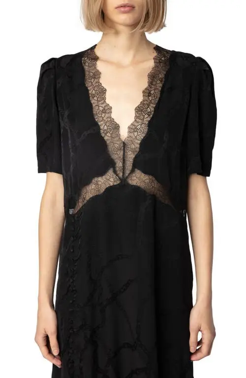 Zadig&Voltaire Redox Jac Chaines Silk Dress