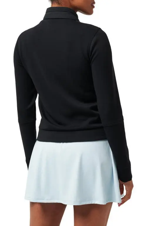 Travis Mathew Skyloft Full Zip Quilted Jacket - Heather Black