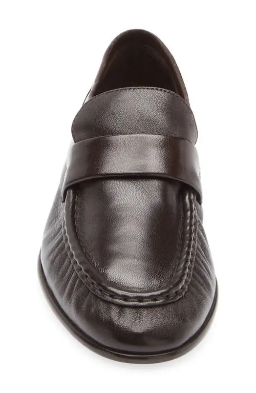 THE ROW Soft Loafer - Dark Brown