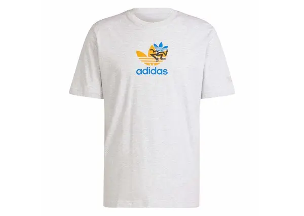 Adidas Training Supply Short Sleeve Tee Shirt - Light Grey Heather