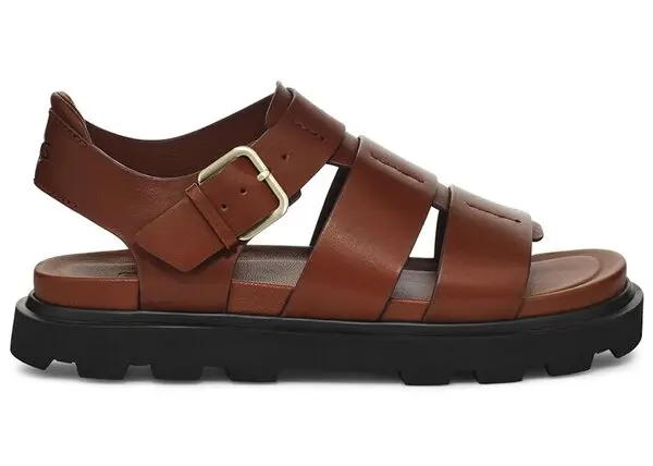 UGG Capitelle Strap Platform Sandals - Cognac
