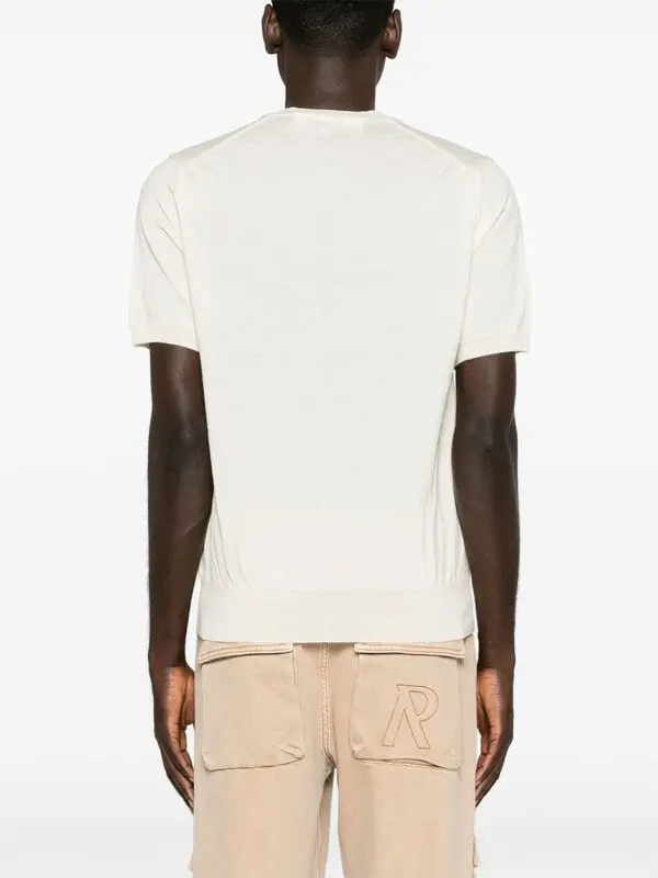 Play Comme Des Garcon Heart-patch Jumper - White