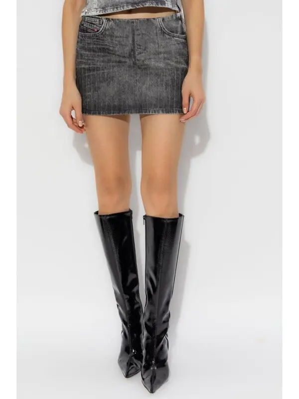 DIESEL® De-pra-mini-s3 Denim Skirt