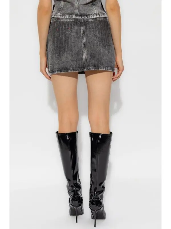 DIESEL® De-pra-mini-s3 Denim Skirt