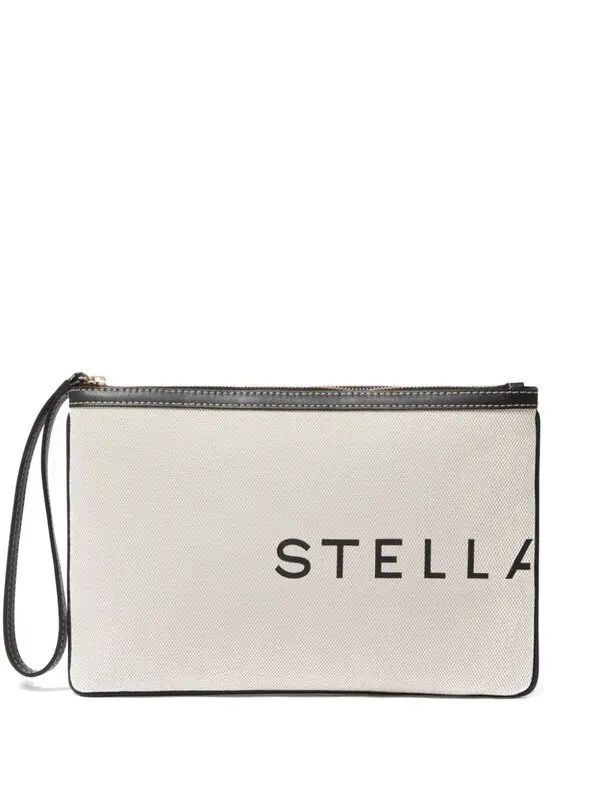 Stella McCartney Logo-print Purse - White