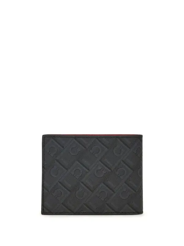 FERRAGAMO Monogram Wallet - Black