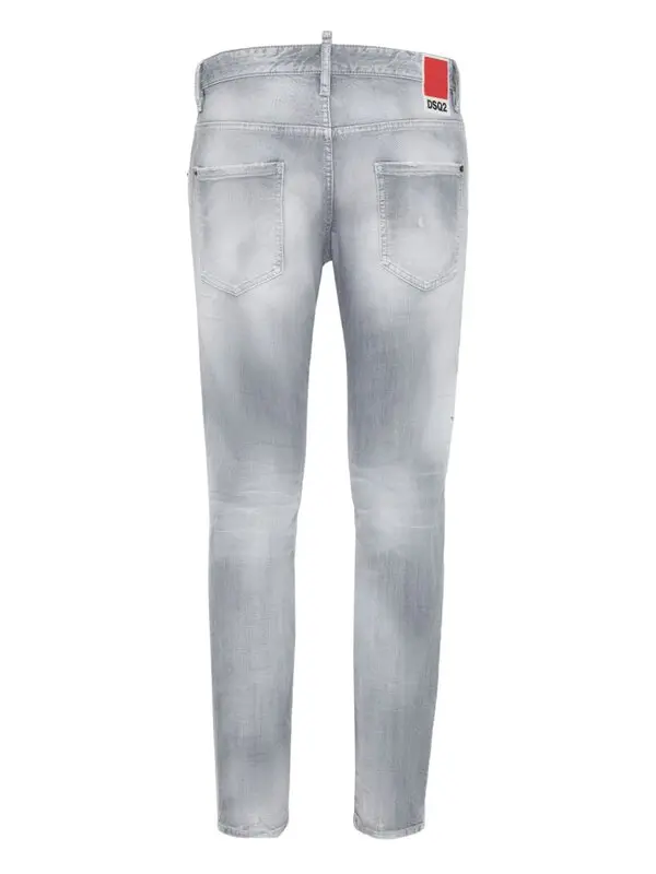 Dsquared2 Washed Tapered Jeans - Grey