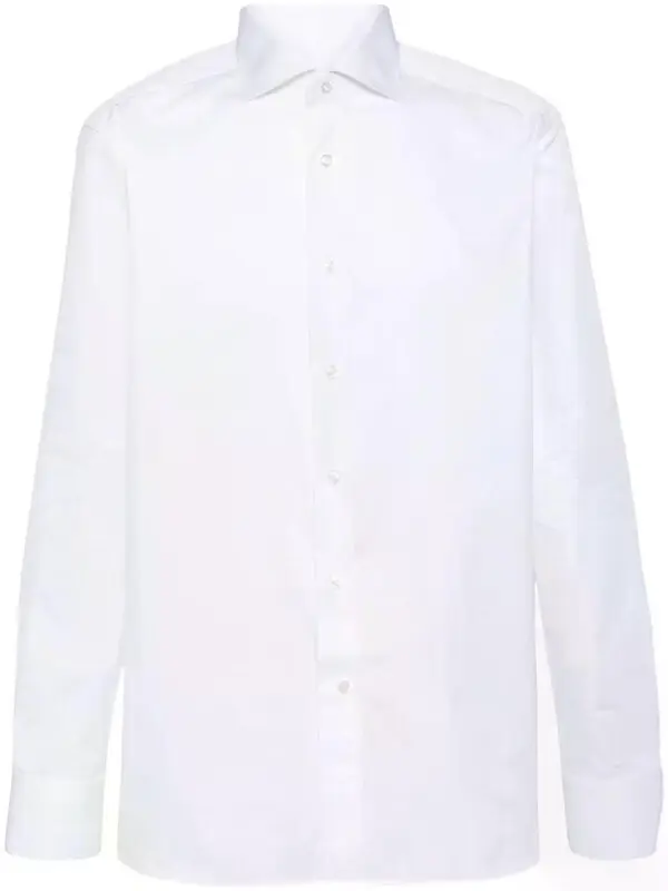 Zegna Tonal Pinstripe-pattern Shirt