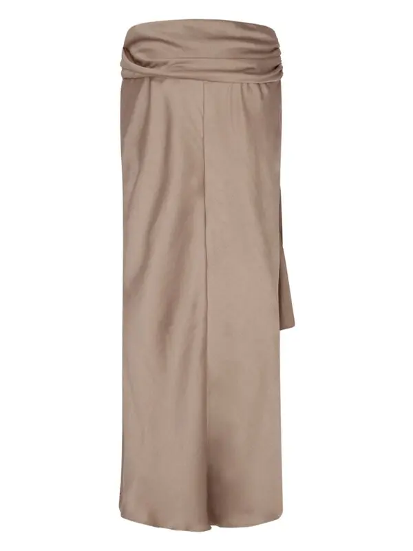 Blumarine Ring-detail Maxi Skirt