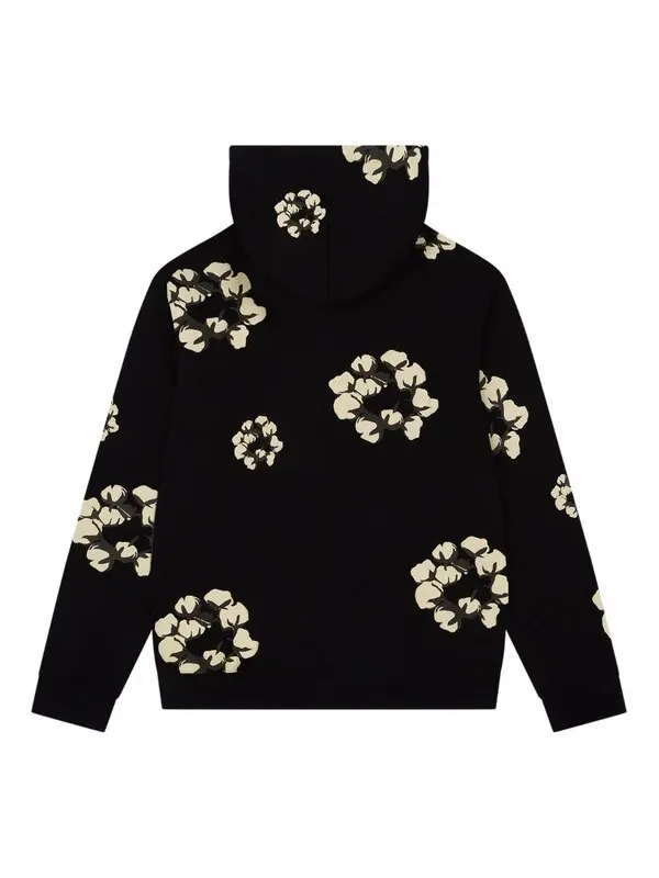 DENIM TEARS Cactus Tears Wreath Hoodie - Black