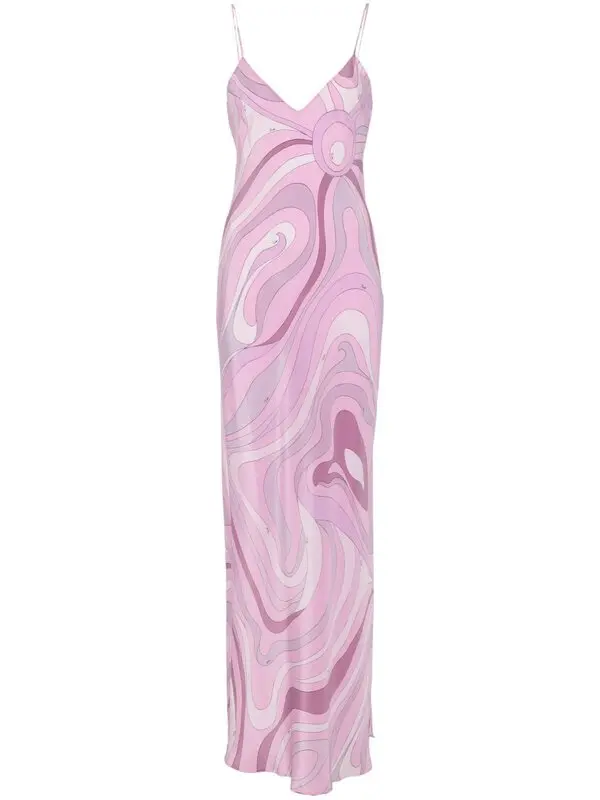Emilio Pucci Iride-print Maxi Dress