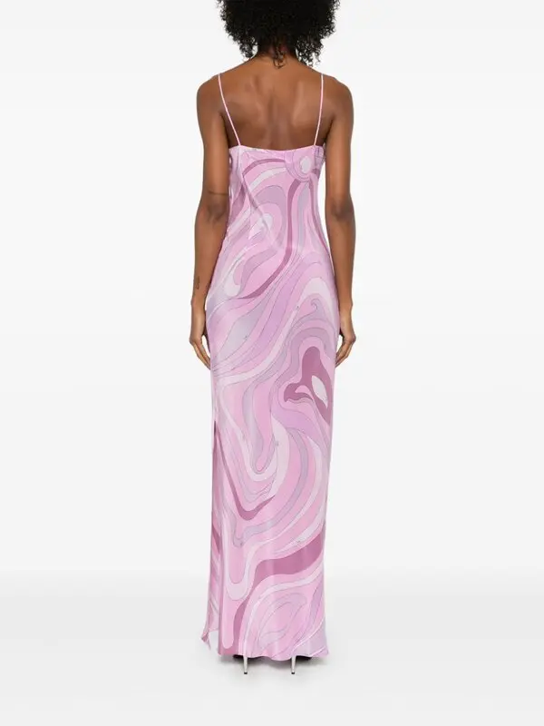 Emilio Pucci Iride-print Maxi Dress