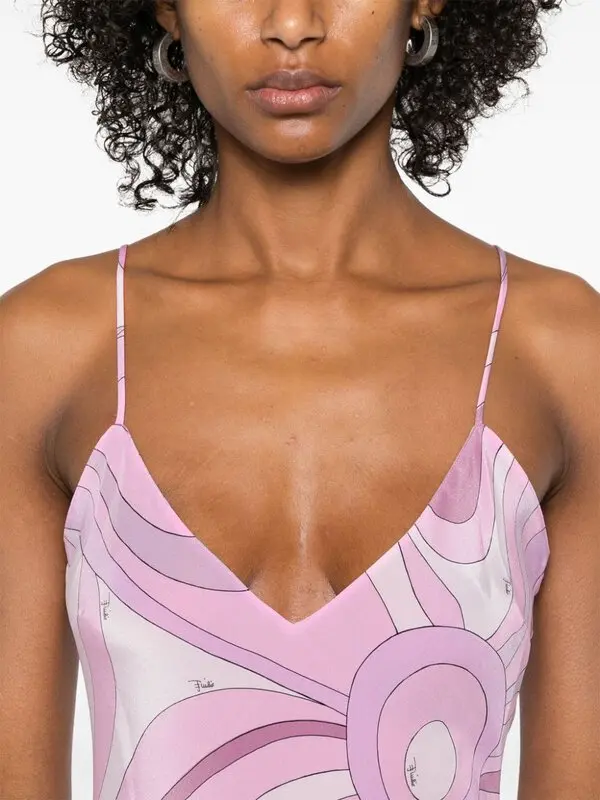 Emilio Pucci Iride-print Maxi Dress