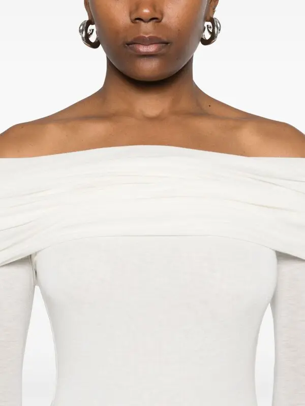 MANURI Amara Off-shoulder Blouse - White