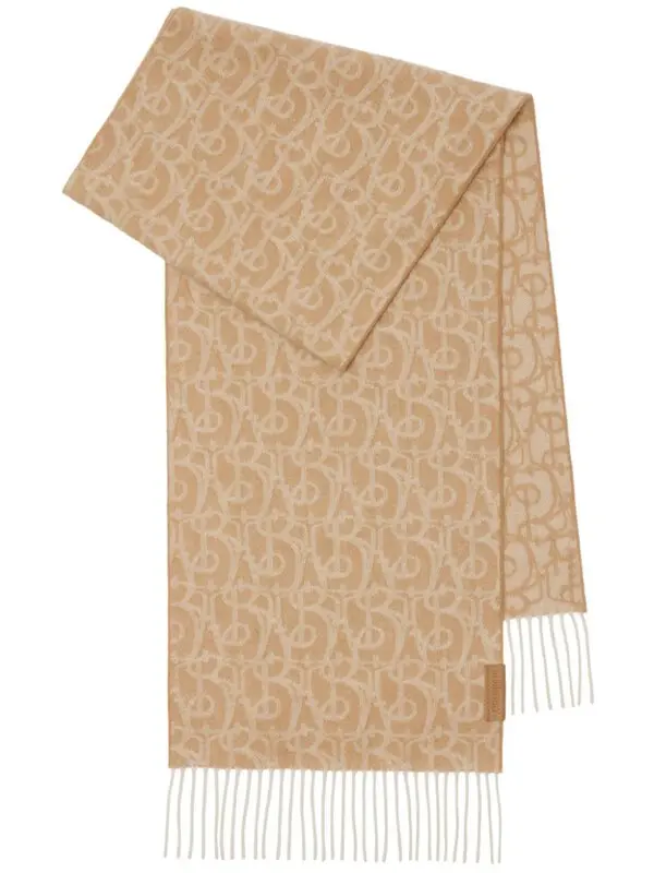 Burberry B Charm Scarf - Brown