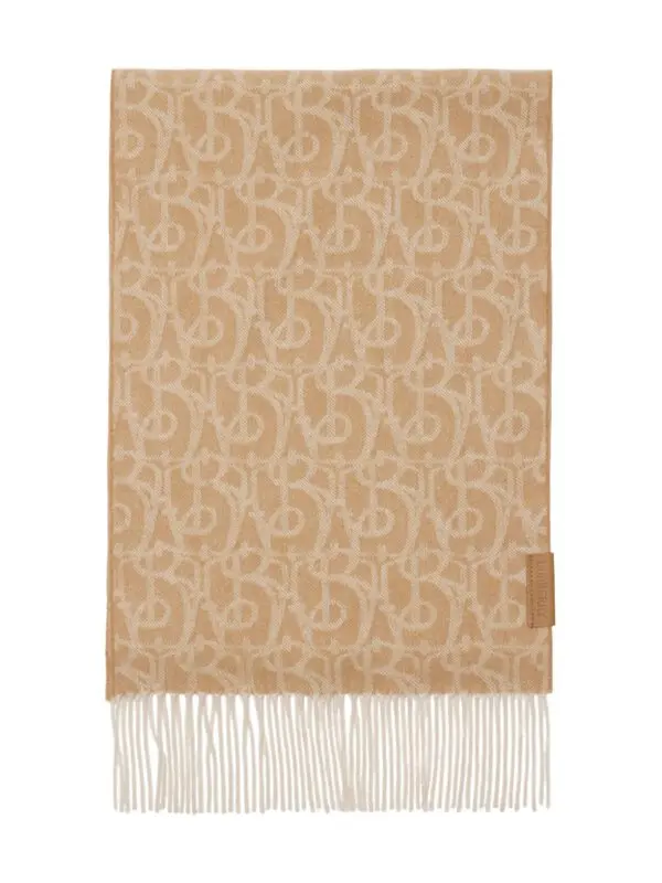 Burberry B Charm Scarf - Brown