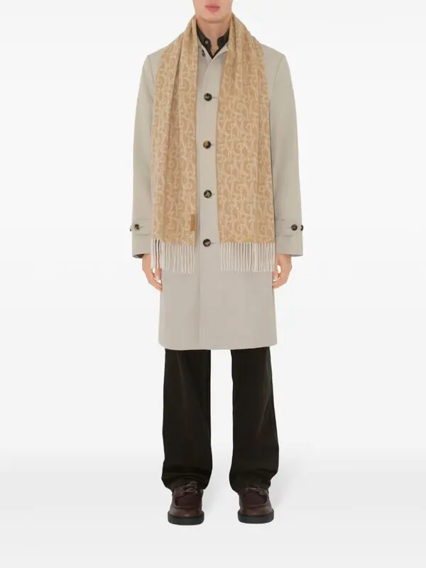 Burberry B Charm Scarf - Brown