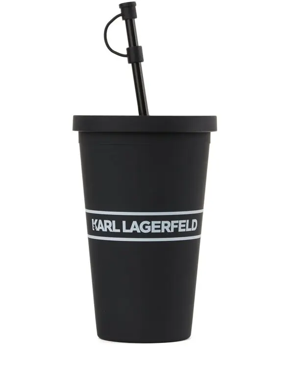 Karl Lagerfeld Logo-print To-go Cup - Black