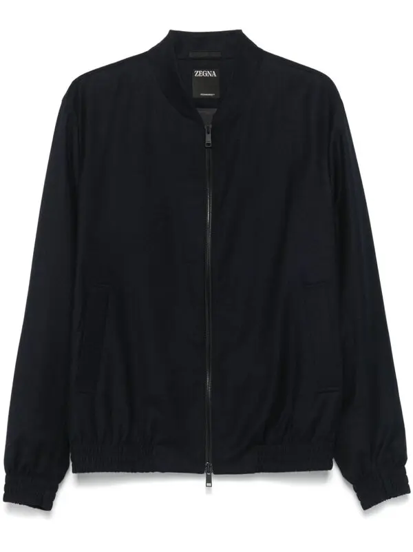 Zegna Techmerino™ Wool Bomber Jacket