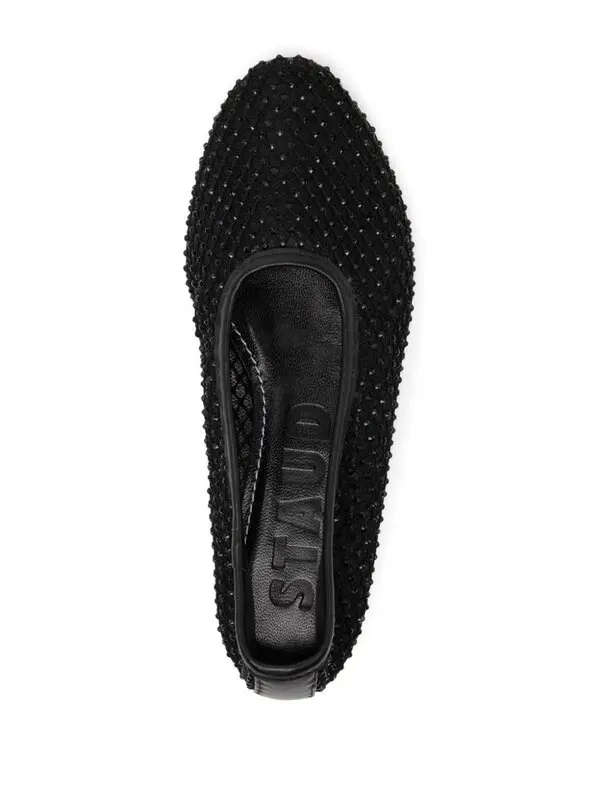Staud Alba Ballet Flat - Black